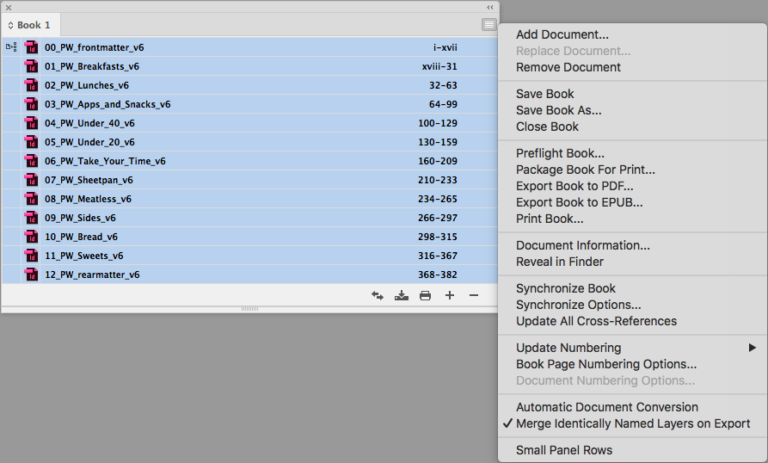 Easily make one PDF from multiple InDesign files - Matchbook Digital